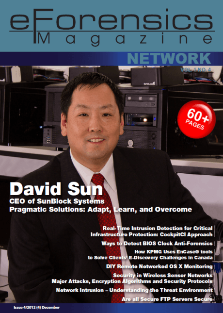 EFORENSICS NETWORK 4/2012 - eForensics