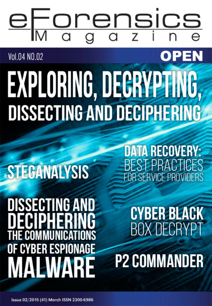 eForensics Open - EXPLORING, DECRYPTING, DISSECTING AND DECIPHERING - eForensics