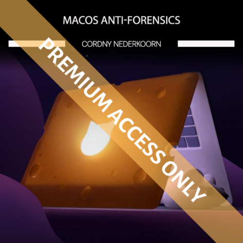 MacOS Anti-Forensics - eForensics