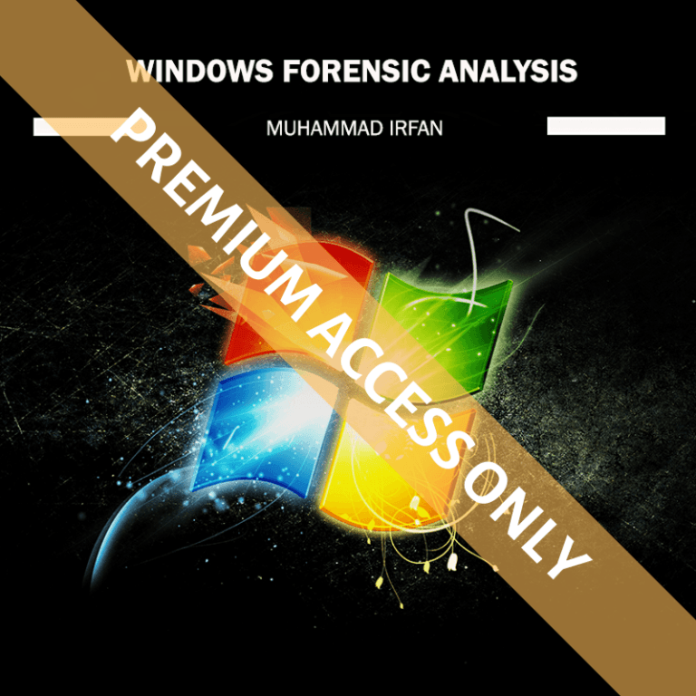WINDOWS FORENSICS ANALYSIS (W14) - eForensics
