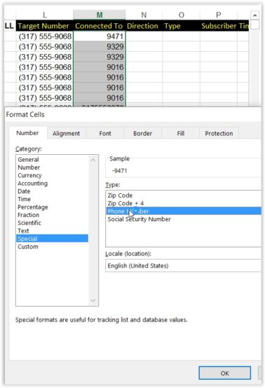 Cell Phone Record Template Preparation | by Benjamin Bierce - eForensics