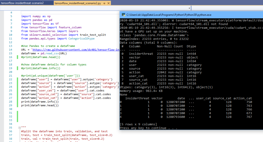 Insider Threat Detection with AI Using Tensorflow and RapidMiner Studio ...